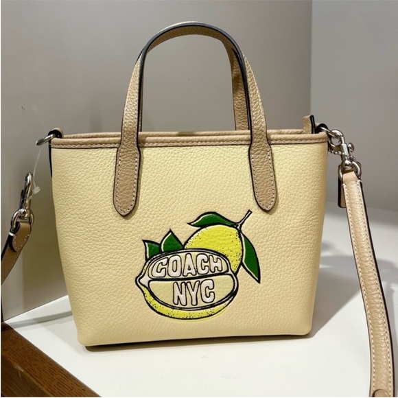 Coach | Bags | Coach City Mini Tote Bag Lemon Cak22 | Poshmark